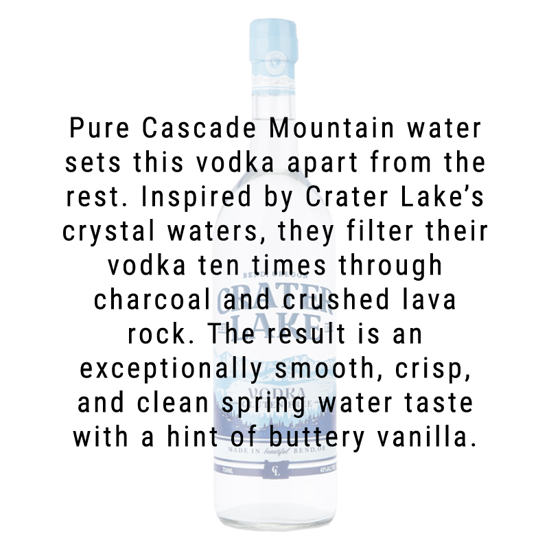Buy Crater Lake Vodka | Great American Craft Spirits