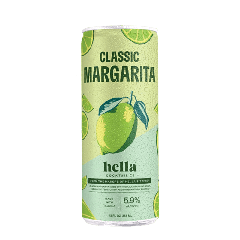 Buy Hella Cocktail Co. Classic Margarita Cocktail 4 pack 12.oz | Great ...