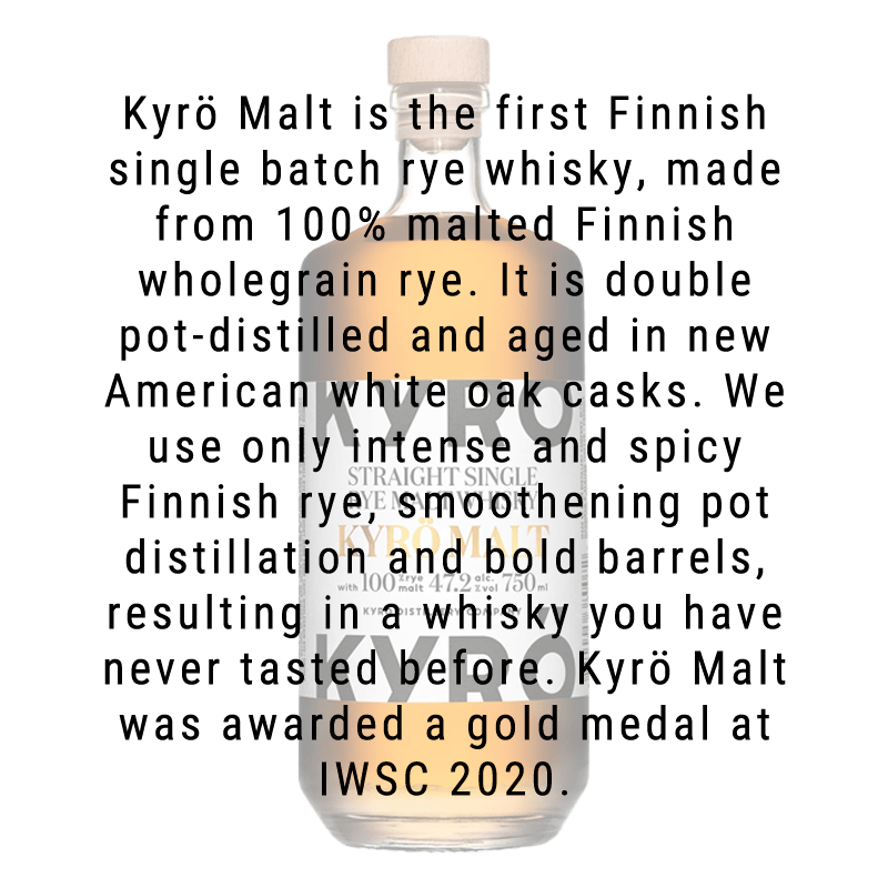 Buy Kyro Rye Malt Whiskey Online | Great American Craft Spirits