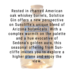 Buy Suncliffe Barrel Aged Gin | Great American Craft Spirits