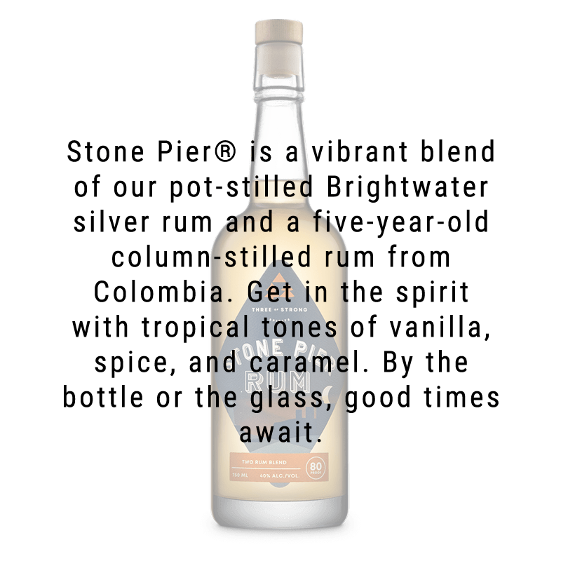 Buy Three of Strong Spirits Stone Pier Rum 750mL | Great American Craft ...