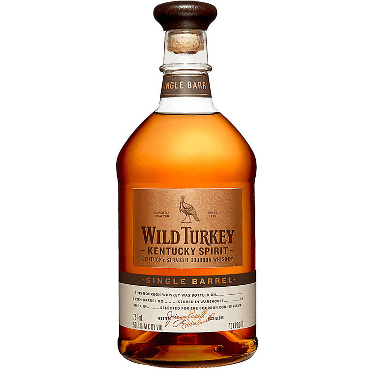 Wild Turkey Straight Bourbon Kentucky Spirit Single Barrel 101 Proof ...